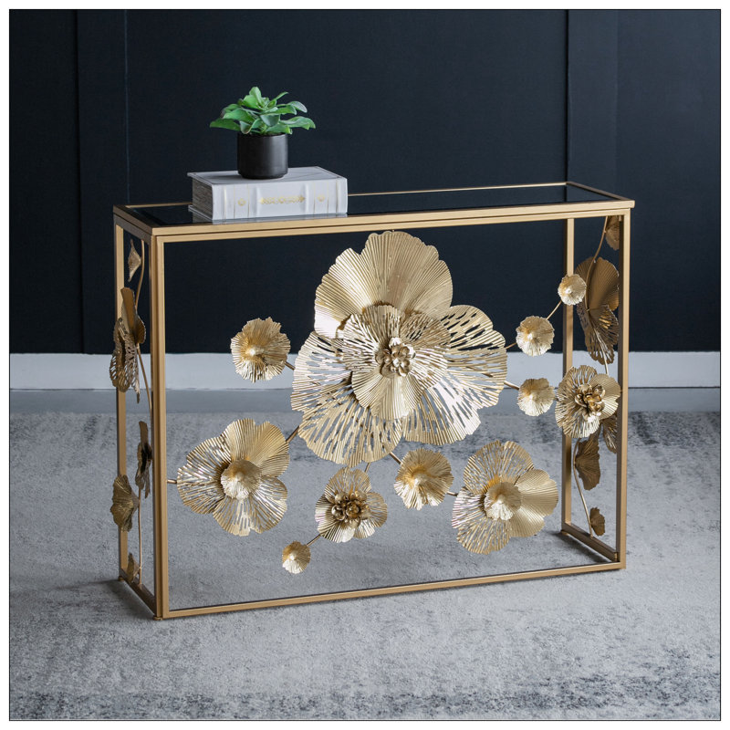 Gold console table wayfair store